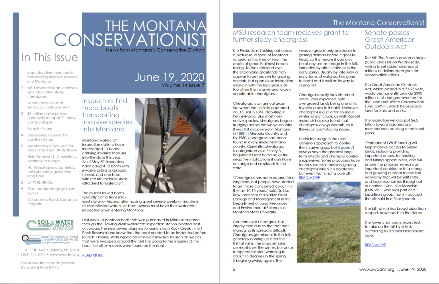 The Montana Conservationist, V14 I7 – Montana Association of ...