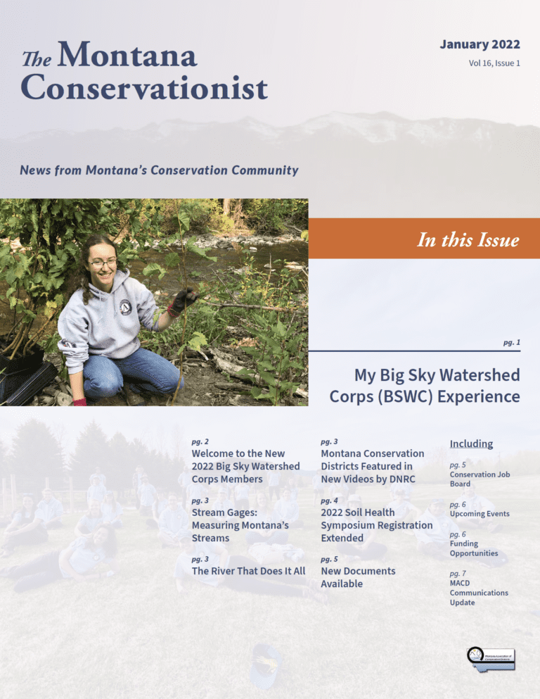 TMC - January 2022 | Montana Association of Conservation Districts